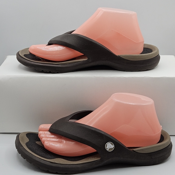 CROCS | Shoes | Crocs Between The Toe Thong Style Sandals Size 9 In ...